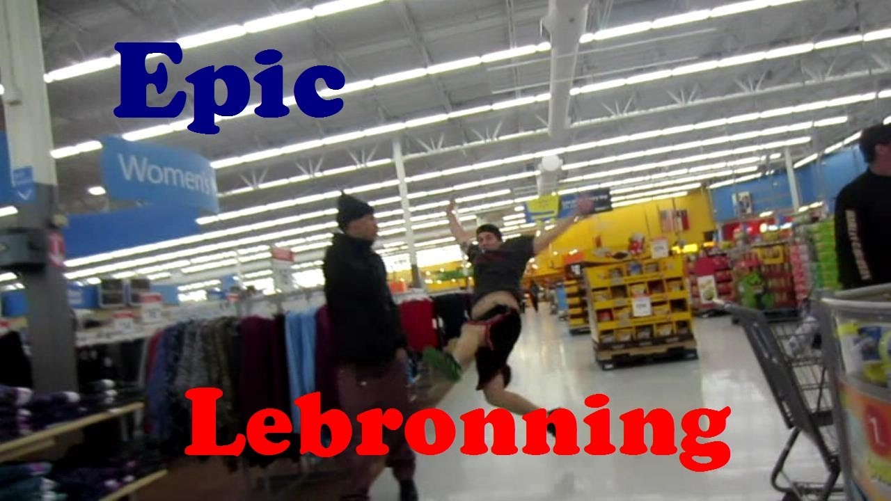 Epic Lebroning In Public - YouTube
