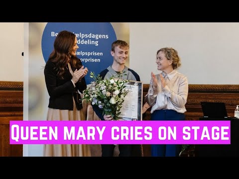 QUEEN MARY SOBS On Stage while Celebrating 120 Years Børnehjælpsdagen ...