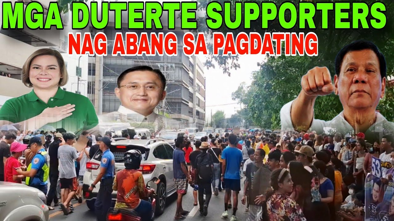 Grabe Ang Daming Tao sa Daan inabangan ang Pagdating ni FPRRD - YouTube