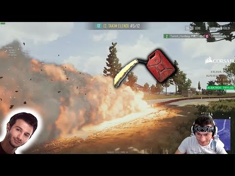 Rammus53 10,000 Tane Benzin Bidonu'nu Dizip Patlatıyor