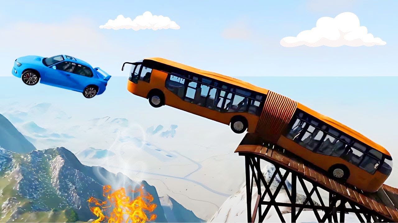 High Speed Traffic Car Crashes Compilation #212 BeamNG Drive Satisfying ...