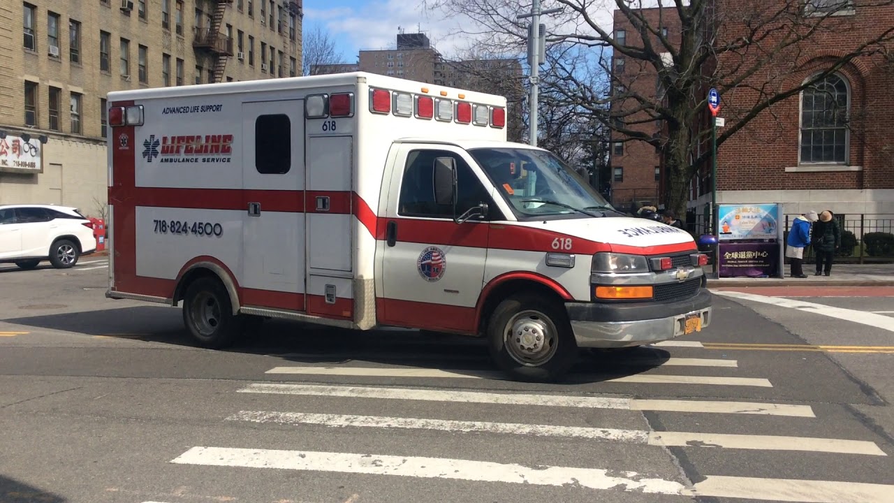 LifeLine EMS Ambulance passing by - YouTube