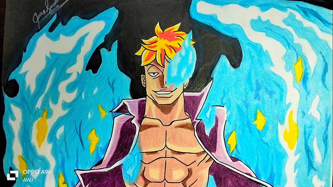 Drawing Marco the Phoenix|One Piece| Anime Drawing - YouTube