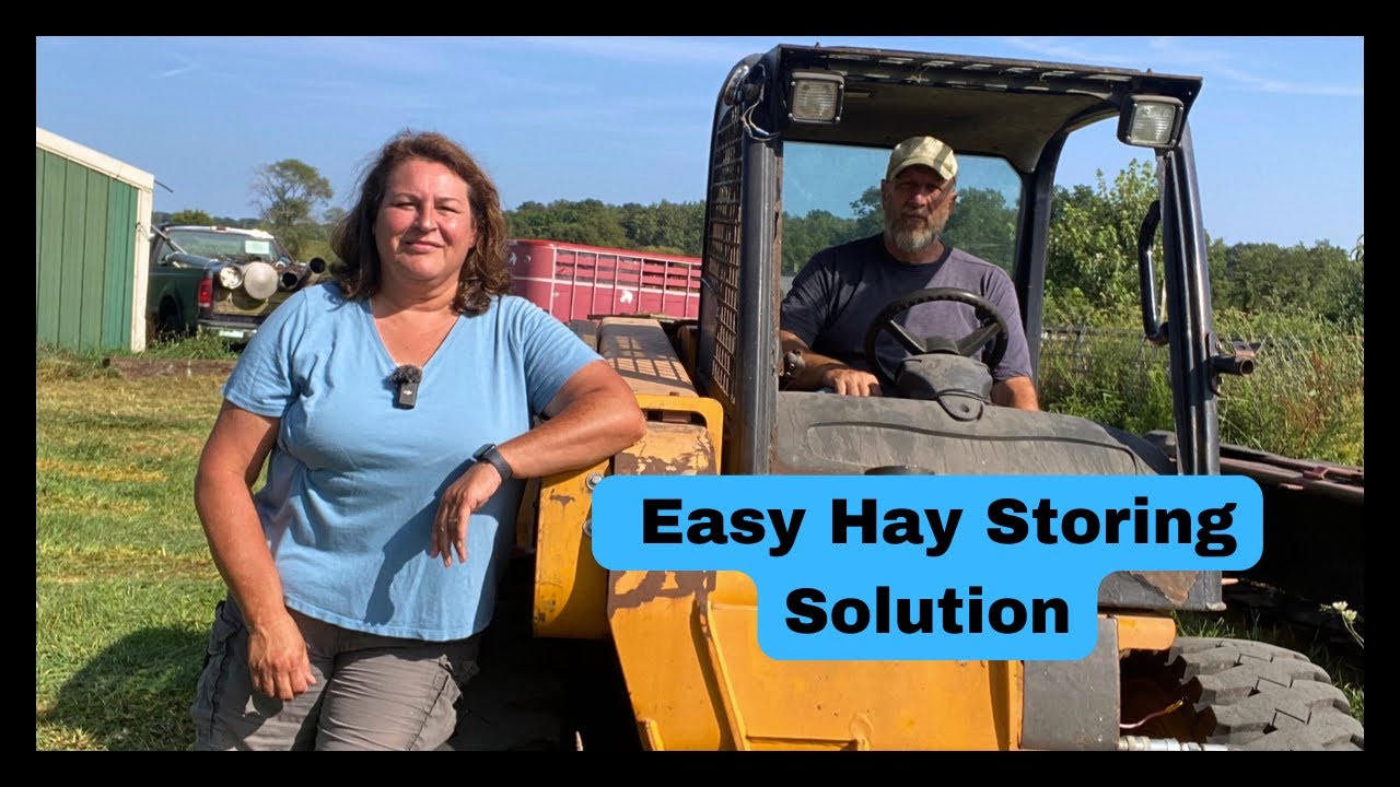Simple Solution, Easy Hay Storage - YouTube
