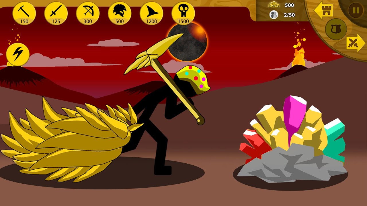 STICK WAR LEGACY | Army Miner Golden VS Mine Gold🔥EPIC BATTLE - YouTube