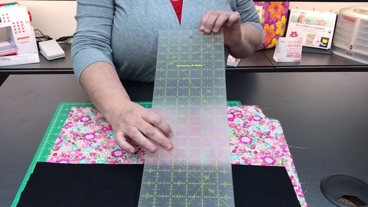 The Sewing Palace sewing gadgets. Reverse-a-ruler - YouTube