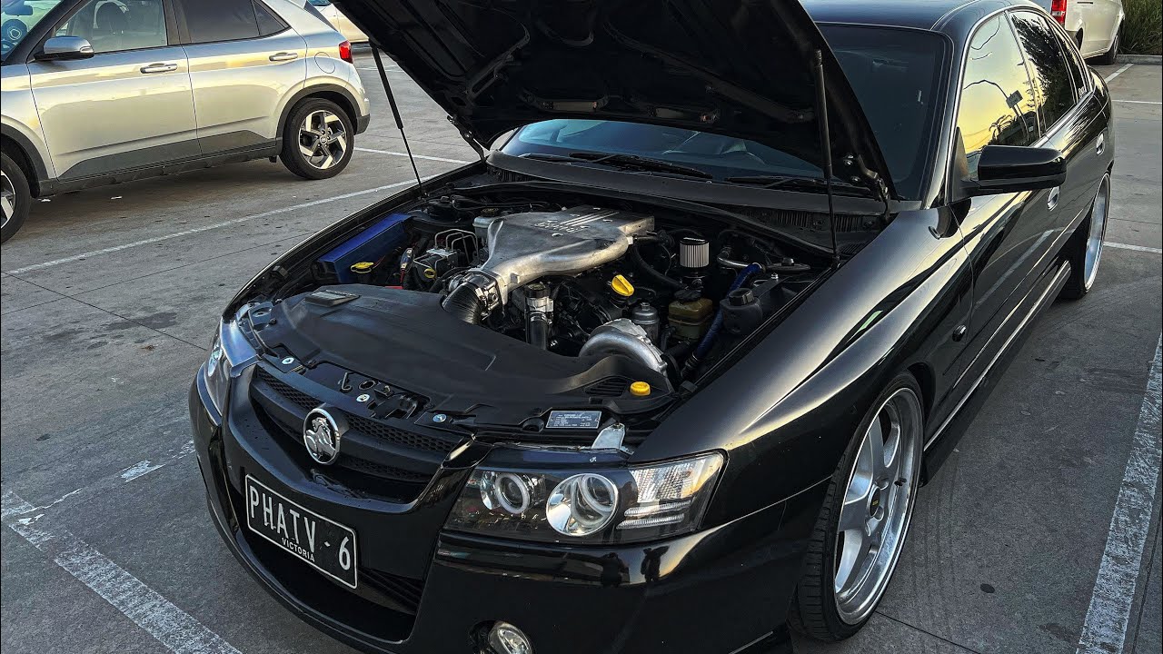 400HP V6 Commodore hits the streets! - YouTube