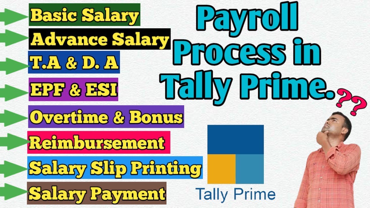 Payroll in Tally Prime || How to Salary Maintain in Payroll Voucher use ...