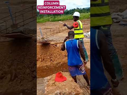 COLUMN REINFORCEMENT INSTALLATION #constructiontips #construction # ...