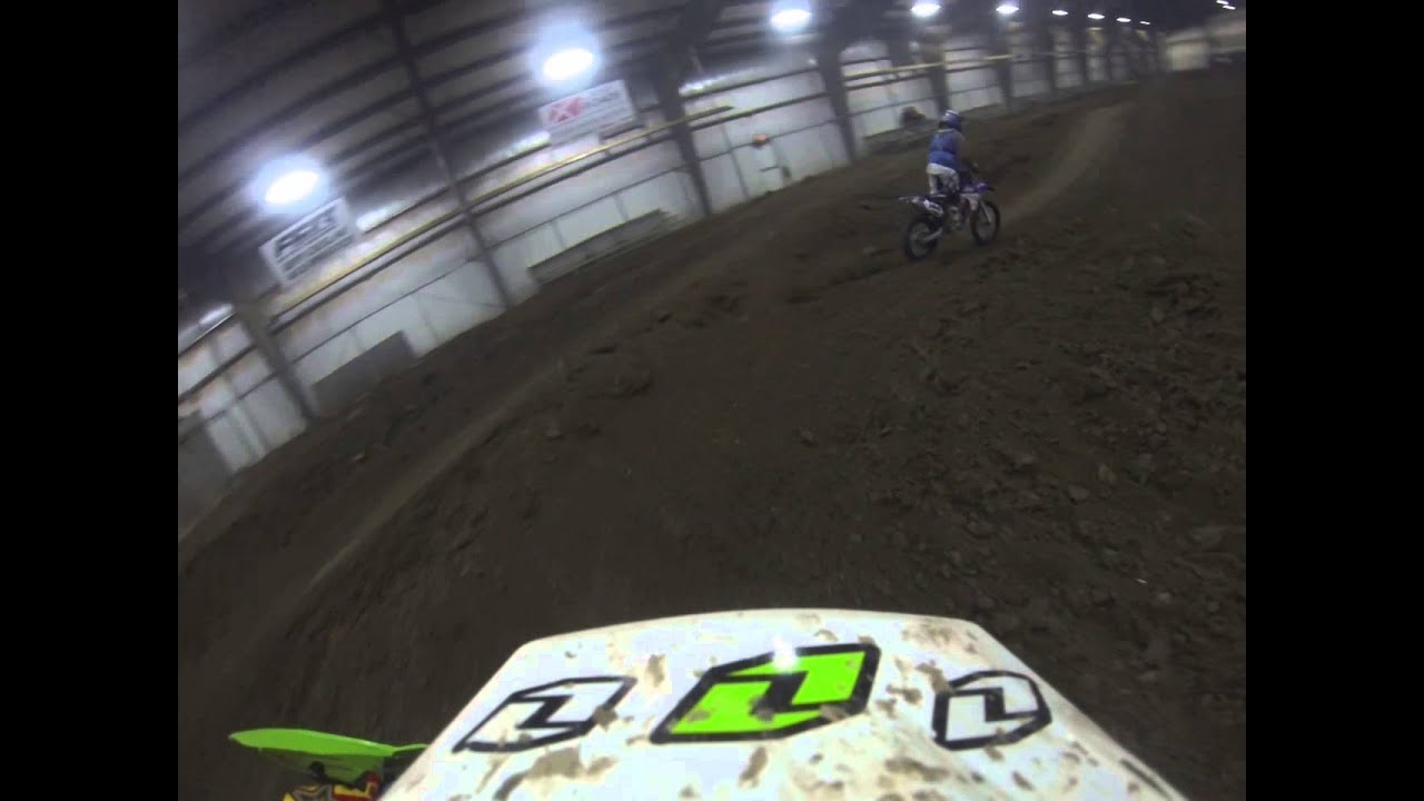 Switchback mx new layout indoor track - YouTube