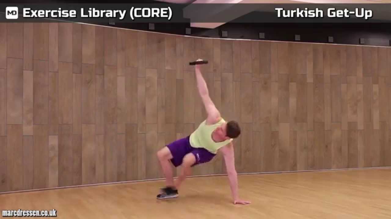 Turkish Get Up - Exercise Library (CORE) - YouTube