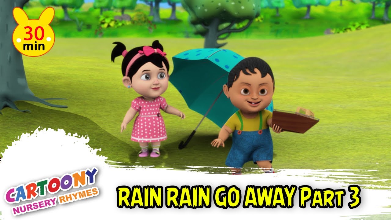 Rain Rain Go Away Part 3 - Educational Rhymes With Lyrics | Rain Song ...