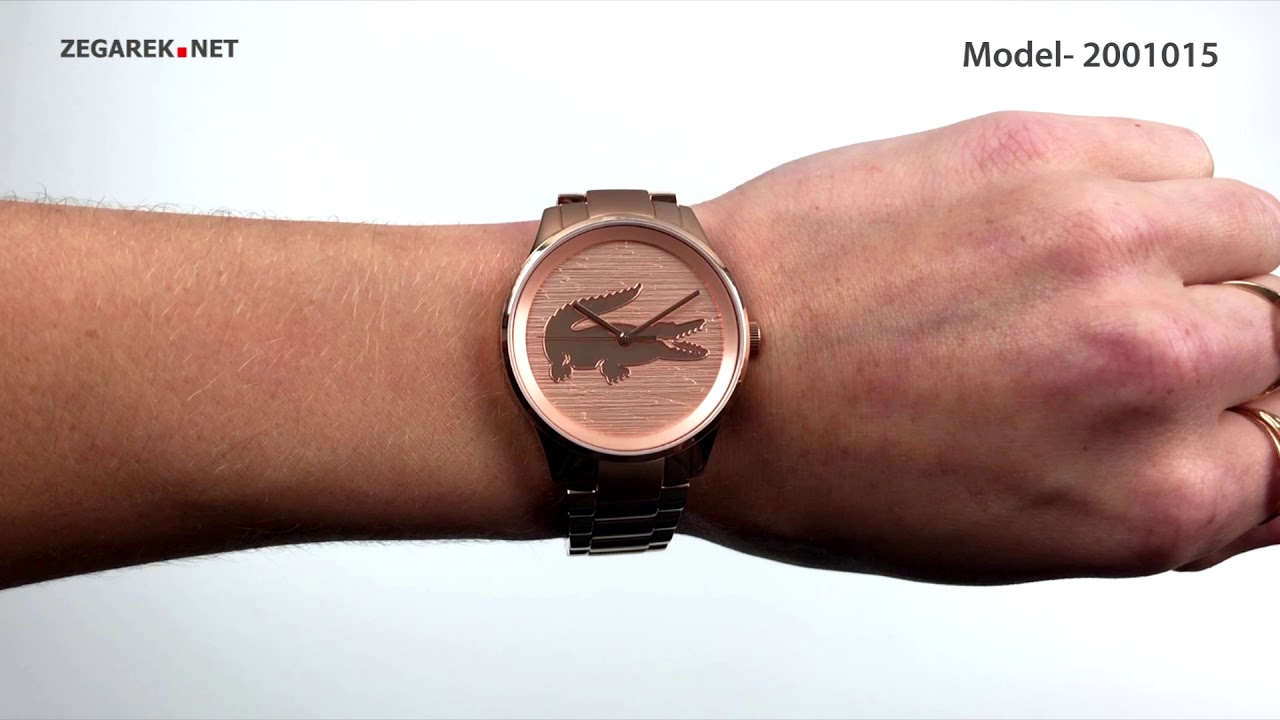 Lacoste Damskie 2001015 - Zegarek.net - YouTube