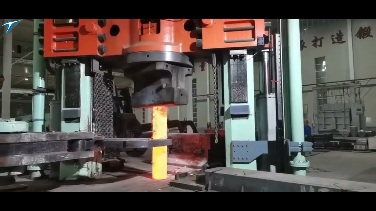 titanium bar forging process - YouTube