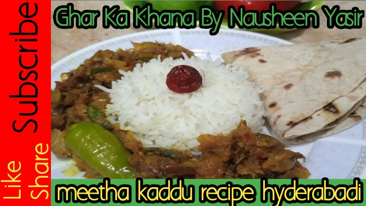 how to make green pumpkin sabzi |kaddu banane ka tarika | meetha kaddu ...