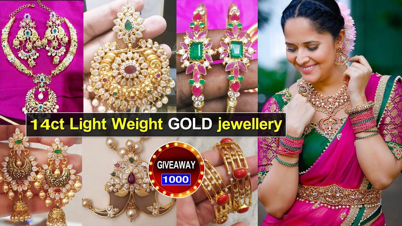 Light Weight Gold Jewellery With Prices | Worldwide Delivery | 14ct ...