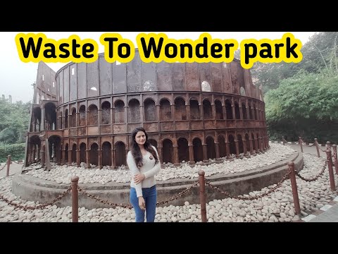 WASTE TO WONDER PARK IN DELHI ||  7 WONDERS OF WORLD || DAY+NIGHT VIEW