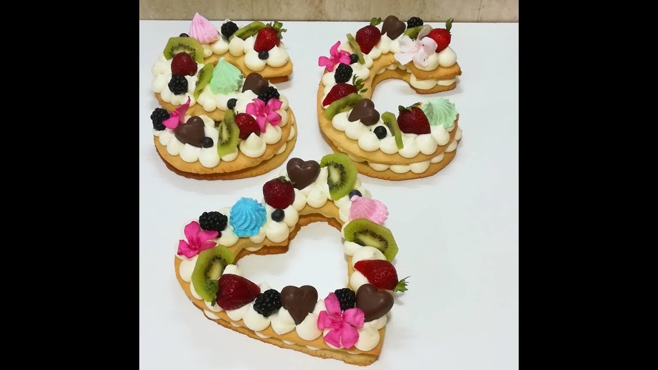 PASTEL DE LETRAS /TENDENCIA 2018/ Silvana Cocina - YouTube