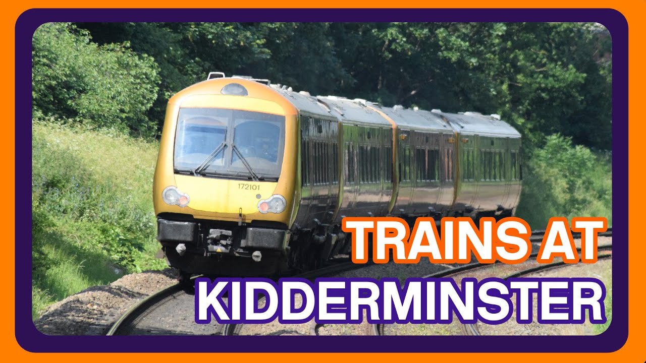 Trains at Kidderminster railway station (30/05/2023) - YouTube