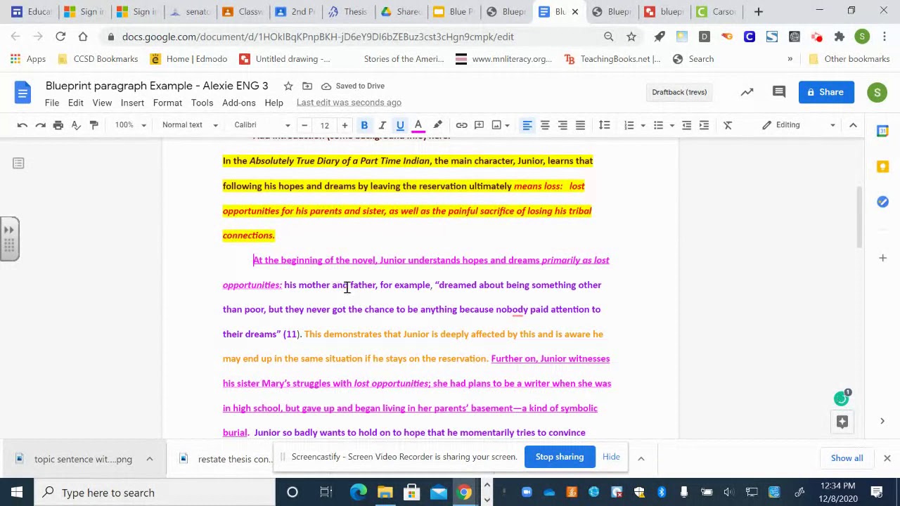 BLueprint to 5 paragraph essay: Dec 8, 2020 12:36 PM - YouTube