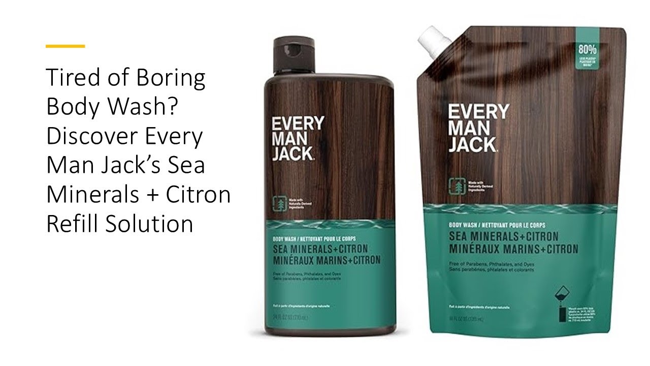 Tired of Boring Body Wash? Discover Every Man Jack’s Sea Minerals ...