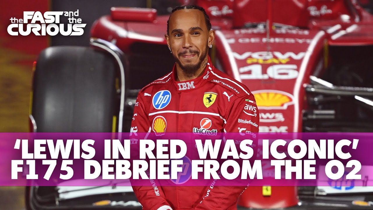 'Lewis in red was iconic' | F175 Debrief + Esteban Ocon and Lance ...