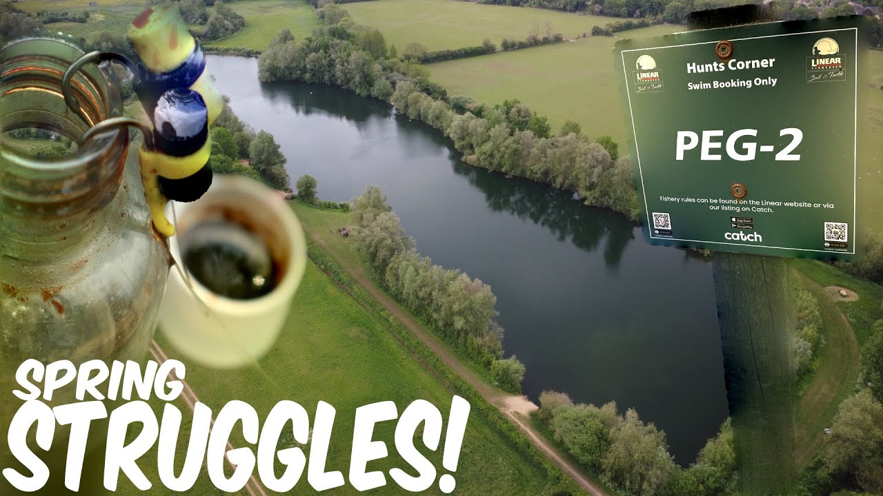 Spring Struggles || Hunts Corner, Peg 2, Linear Fisheries || Martyns ...