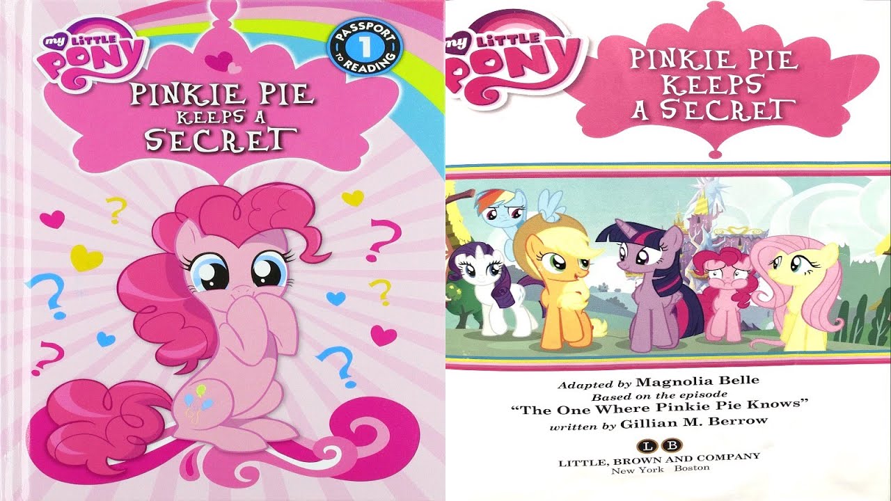 My Little Pony - Pinkie Pie Keeps a Secret - Kids read aloud storybook ...
