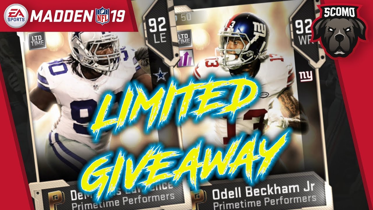 LTD Giveaway! Primetime Performers Odell Beckham Jr and DeMarcus ...