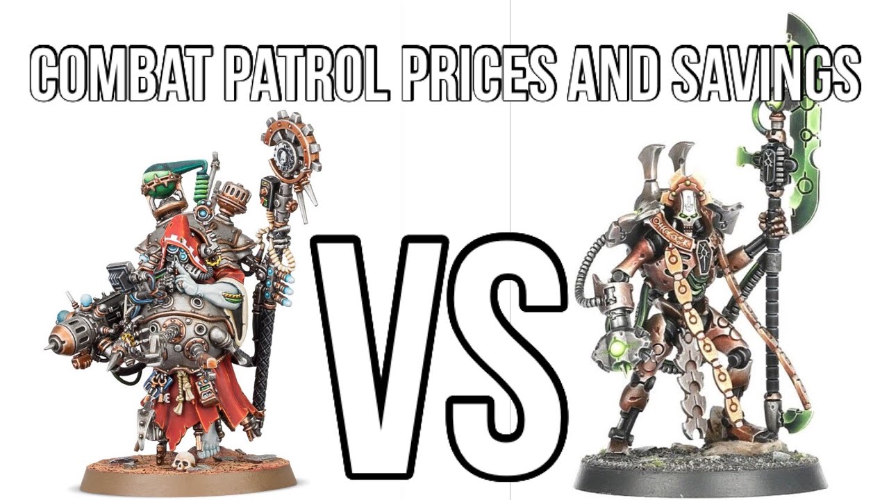 New Combat Patrol boxes prices and savings. Necron vs AdMech - YouTube