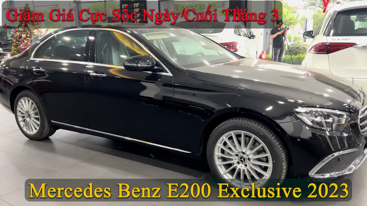 Mercedes E200 Exclusive 2023 Giá xe lăn bánh và khuyến mãi Tháng 3 ...