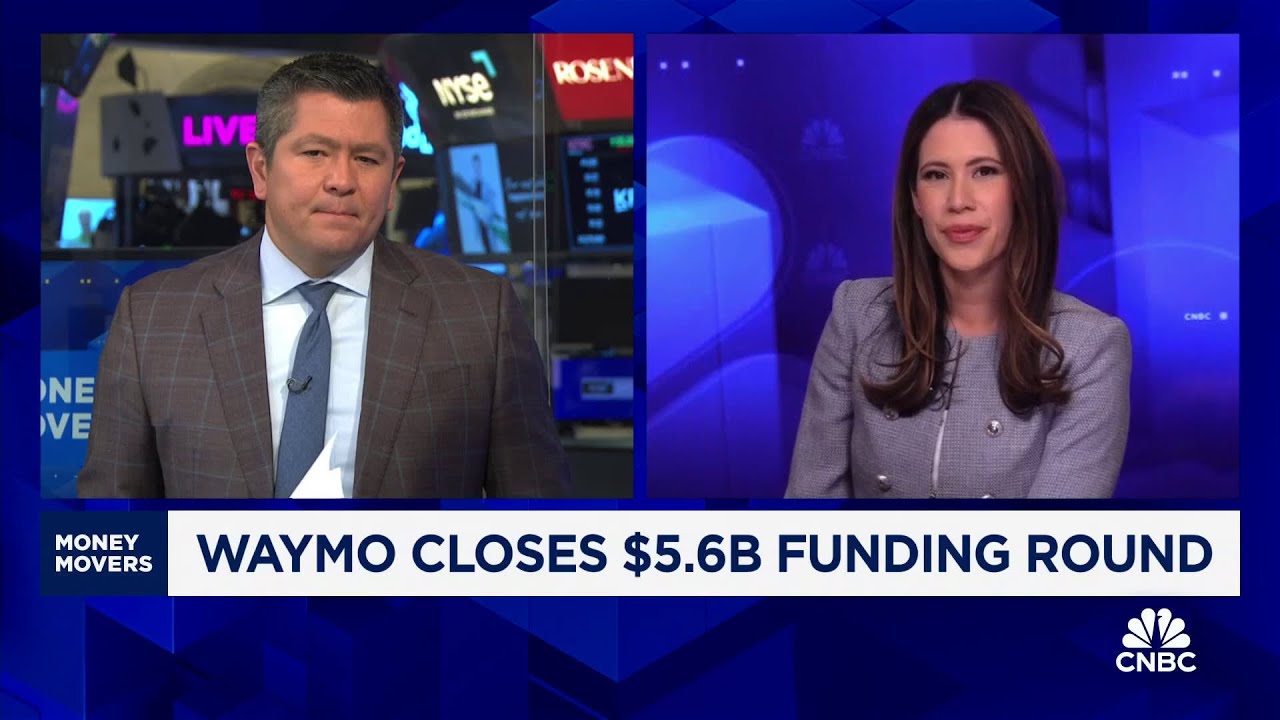 Waymo closes $5.6B funding round - YouTube