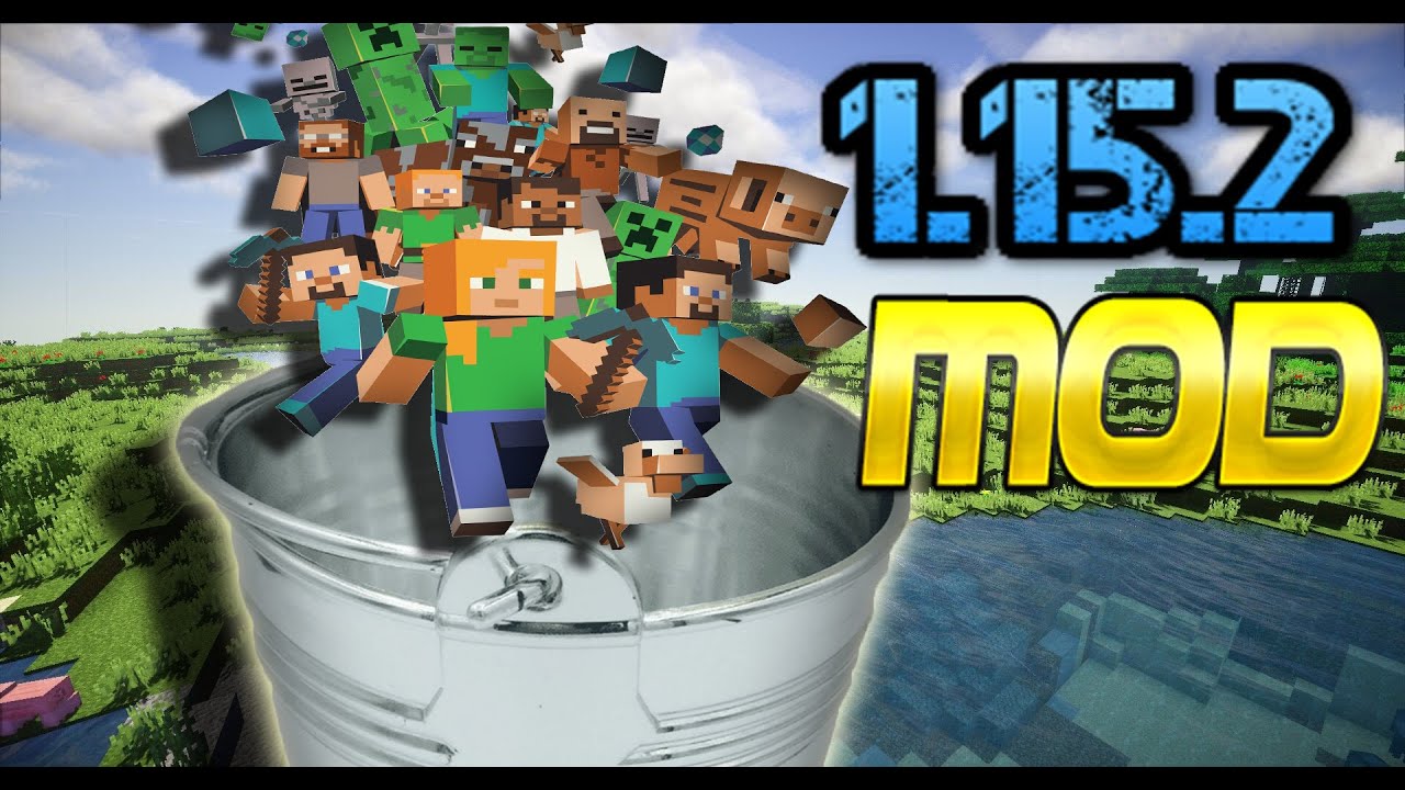 Balde mod Get In The Bucket Mod 1.16.1/1.15.2 en minecraft - YouTube