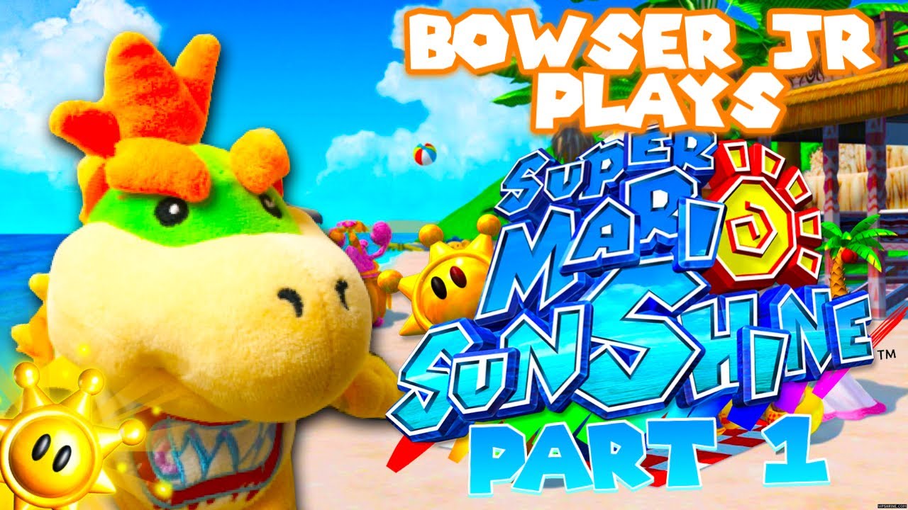 Bowser jr plays super Mario sunshine - YouTube