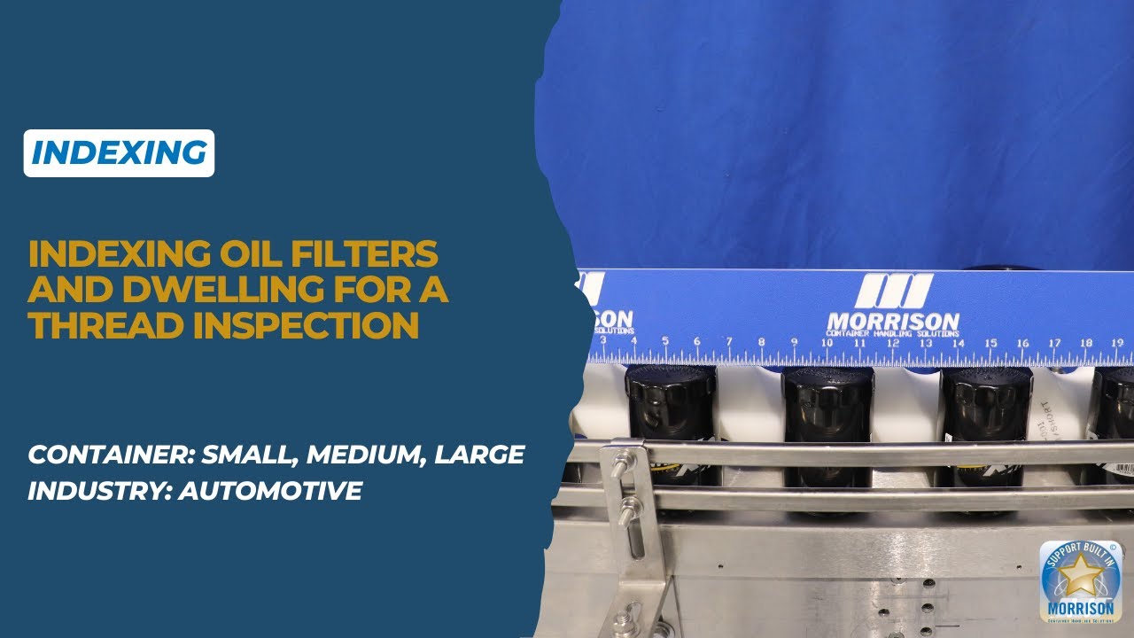 Indexing Oil Filters for Inspection - YouTube