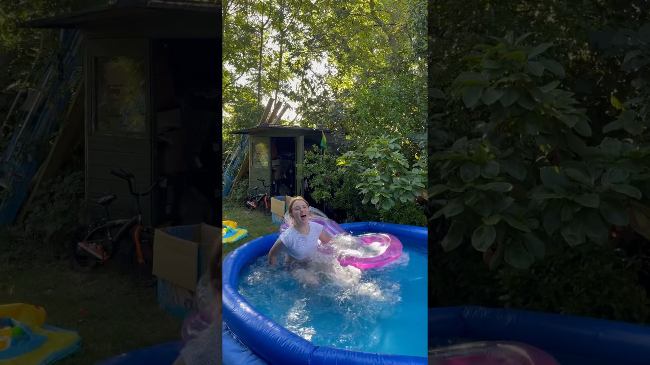 Felt in swimming pool - YouTube