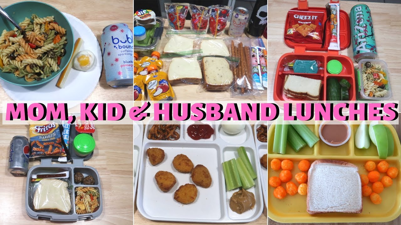 SPRING BREAK LUNCHES : HOME & WORK LUNCHES - YouTube