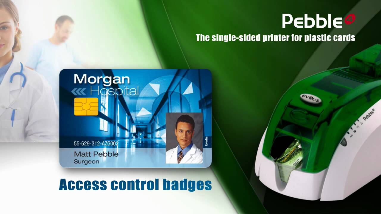Pebble 4: Card Printer from Evolis and Novatron SA - YouTube