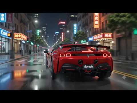 The Sound Of A Ferrari At Night 😍