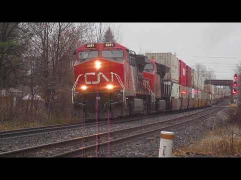 CN 3311 Belleville Ontario (November 9, 2023) - YouTube