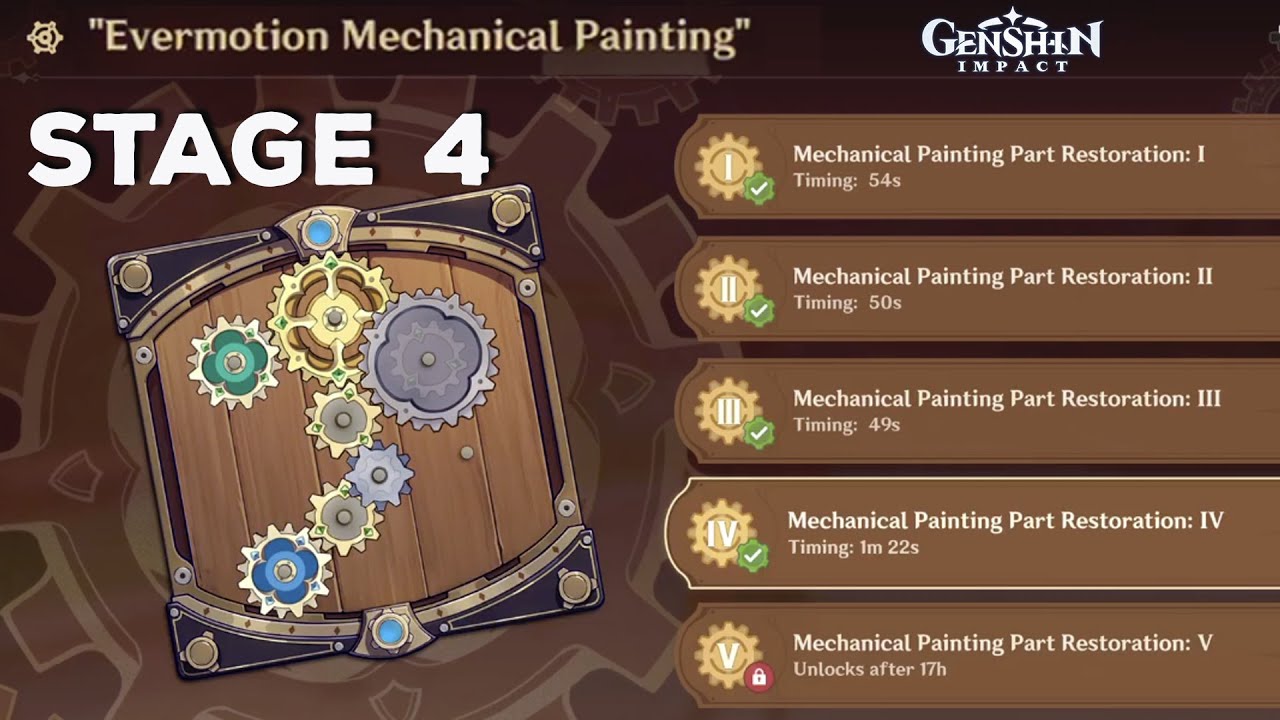 Evermotion Mechanical Painting || Day 4 || Gears Event || Genshin ...