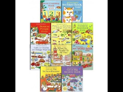 Richard Scarrys Best Collection Ever 10 Books Set - YouTube
