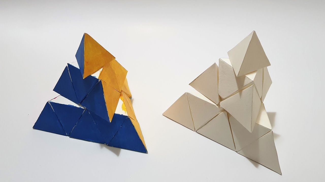 New Paper Pyraminx (Pyraminx Ver. 2) (temp. uploaded) - YouTube