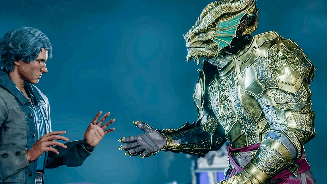 The Emperor human face appearance before he became Mind Flayer Cutscene ...