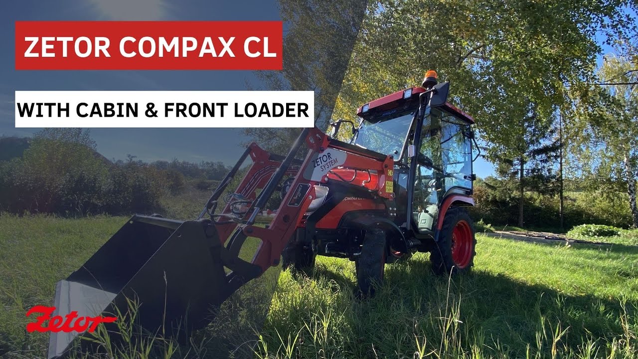 ZETOR COMPAX - With cabin & front loader - YouTube