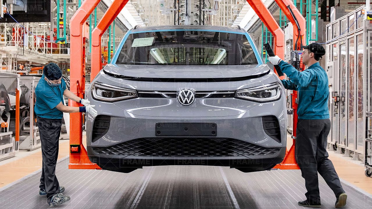 Tour of Volkswagen Billion $ Factory Producing Brand New Electric Car ...