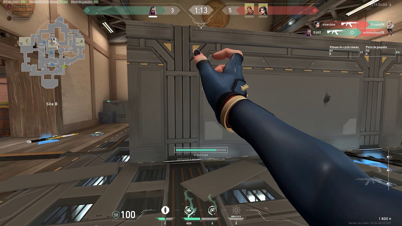 [VALORANT] 4kill Reyna Clutch - YouTube