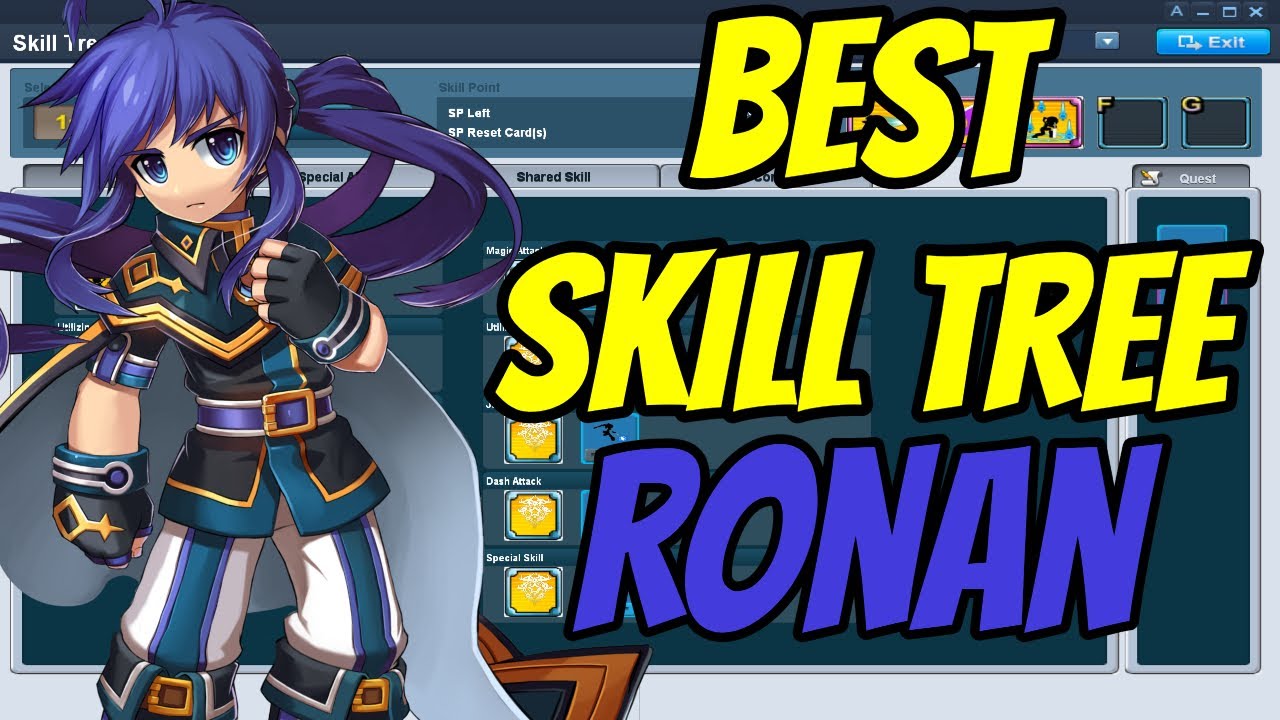Grand Chase Classic - Best Skill Tree For Ronan! PvE And PvP (Very ...