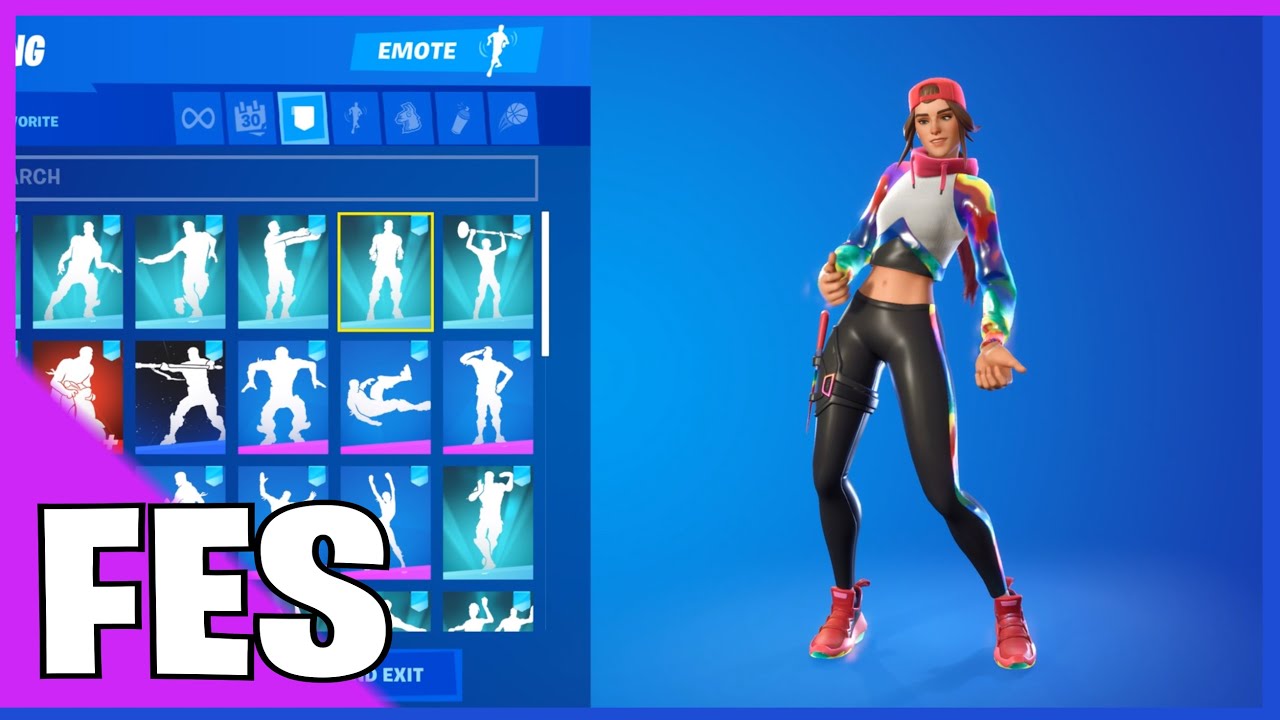Fortnite Loserfruit Skin With all my Fortnite Dances & Emotes! - YouTube