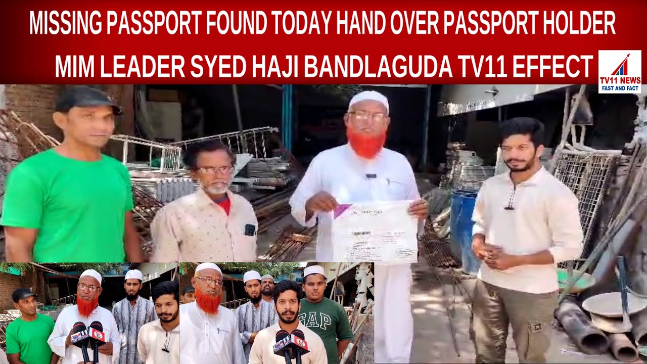 MISSING PASSPORT FOUND TODAY HAND OVER PASSPORT HOLDER MIM LEADER SYED ...
